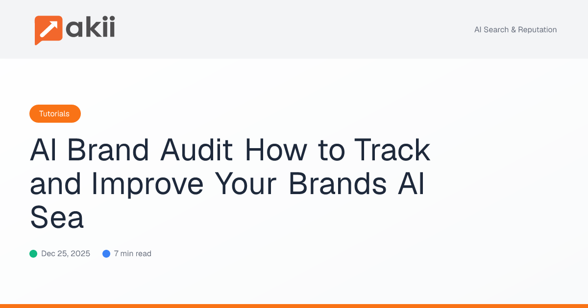 AI Brand Audit: How to Track and Improve Your Brand’s AI ...
