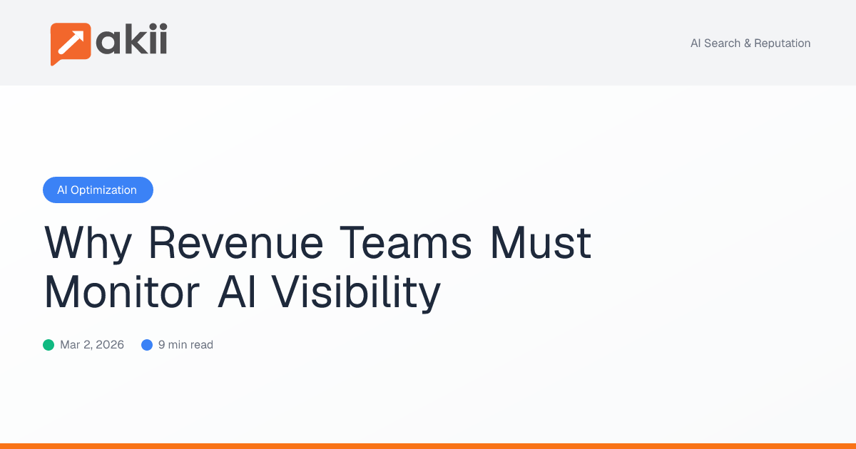 AI Visibility Is a Revenue Signal